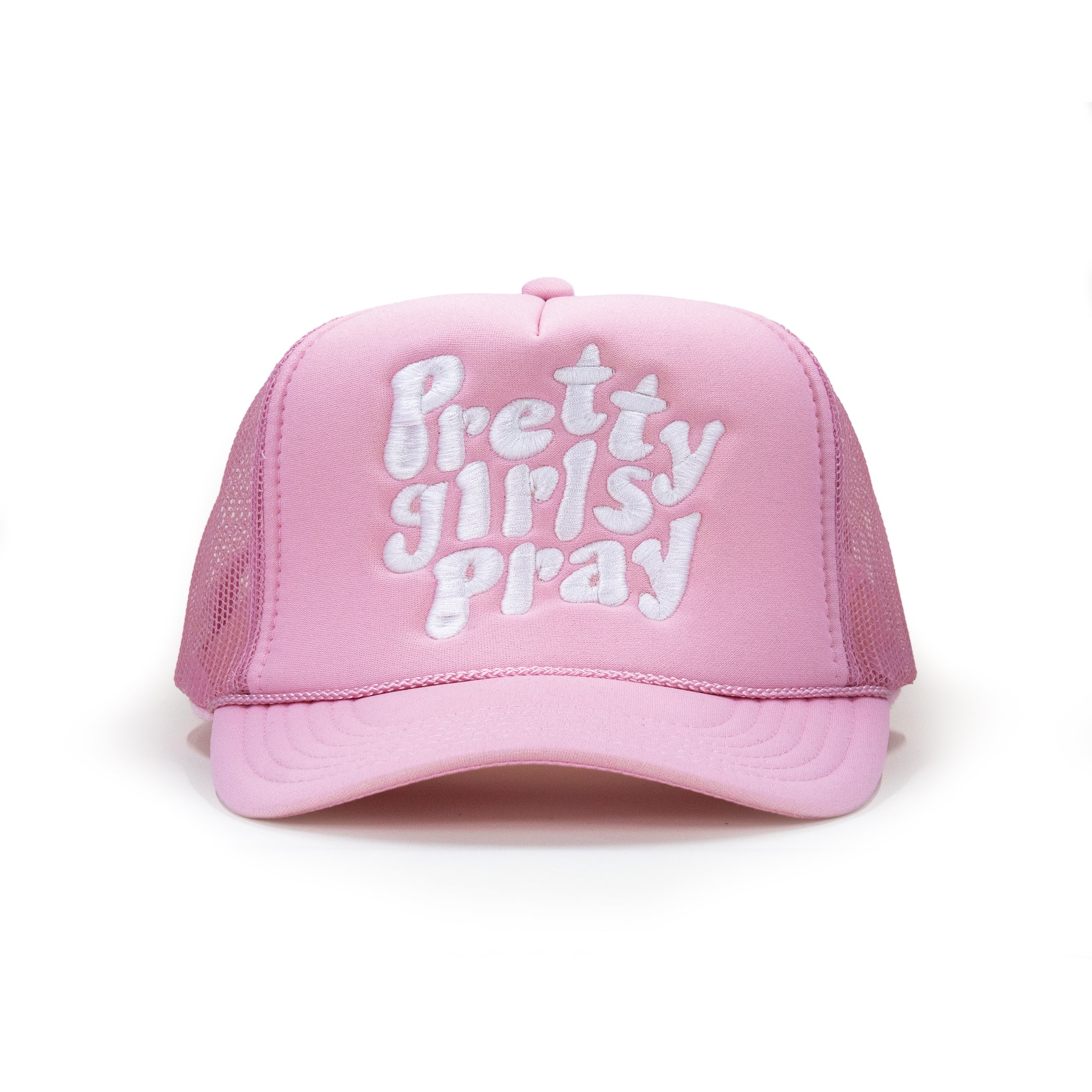 Pretty Girls Pray Trucker Hat – The FLY Collective